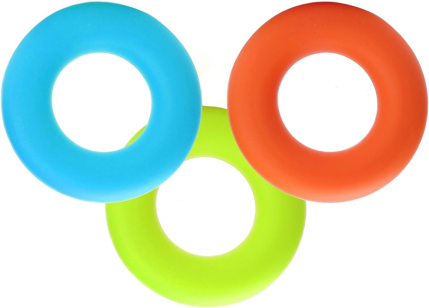 3 x Hand Forearm Trainer | Set of 3 Rings as an exercise Grip Trainer ...