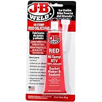 JB WELD Oficial Silicon Altas temperaturas Rojo 31314SPA 85gr : Amazon.com.mx: Herramientas y ...