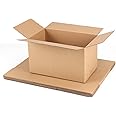 Amazon.com: ZBEIVAN Shipping Boxes Mailers 10x6x6 inches Corrugated ...