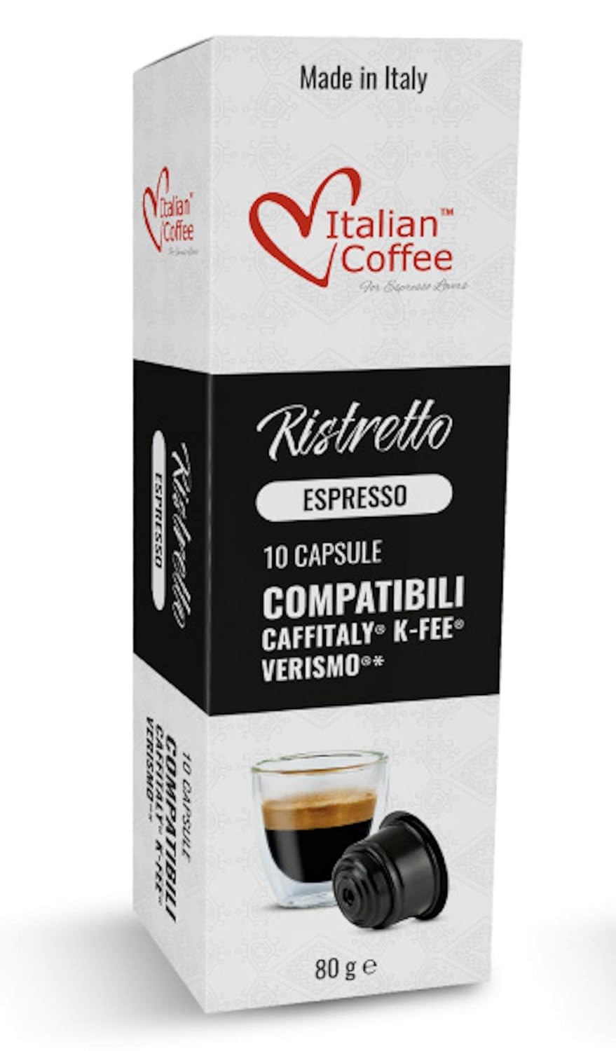 Espresso capsules compatible with Starbucks Verismo, CBTL, Caffitaly, K ...