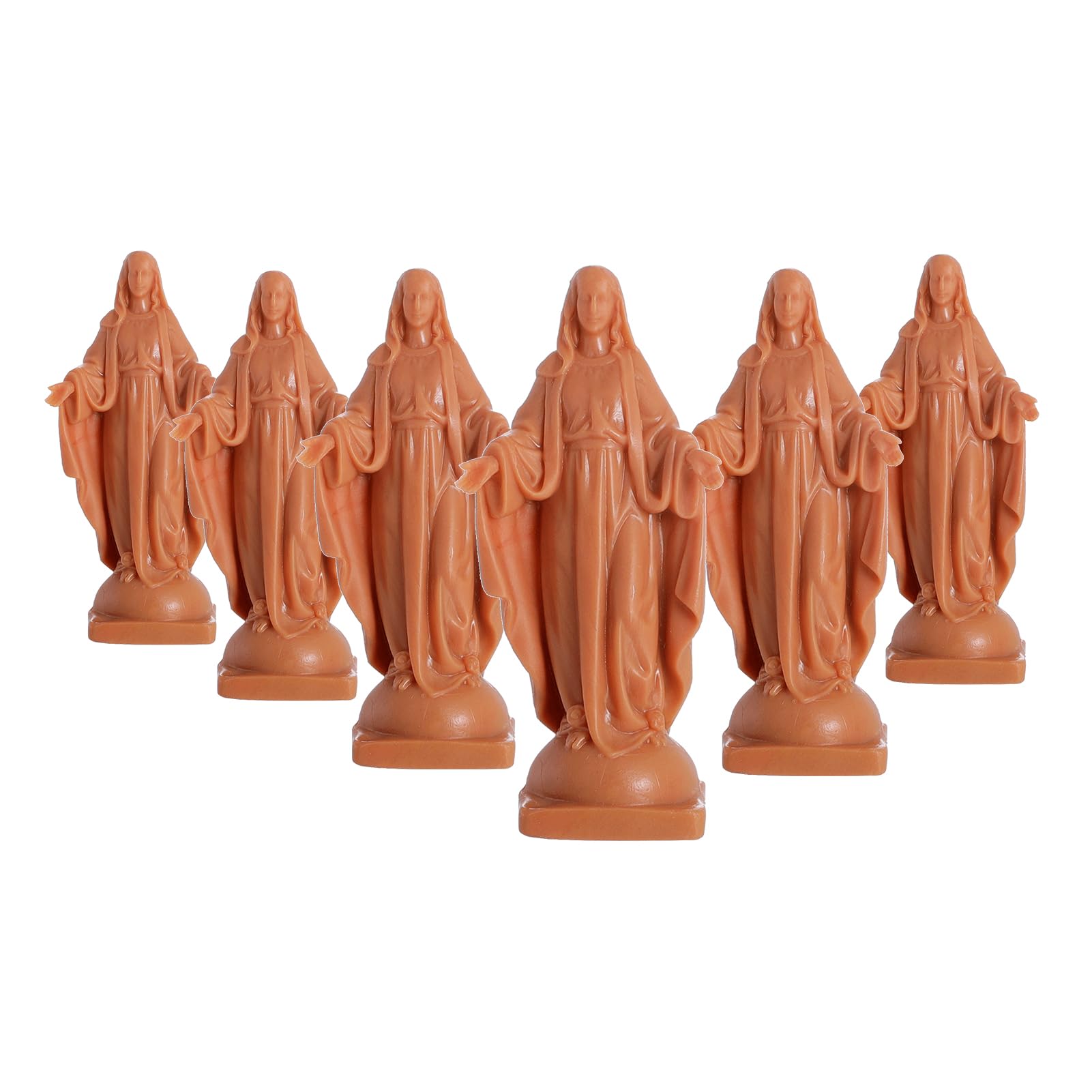 Mua KOMI 6 PCS Mini Virgin Mary Statue with Prayer Card Recuerditos De ...