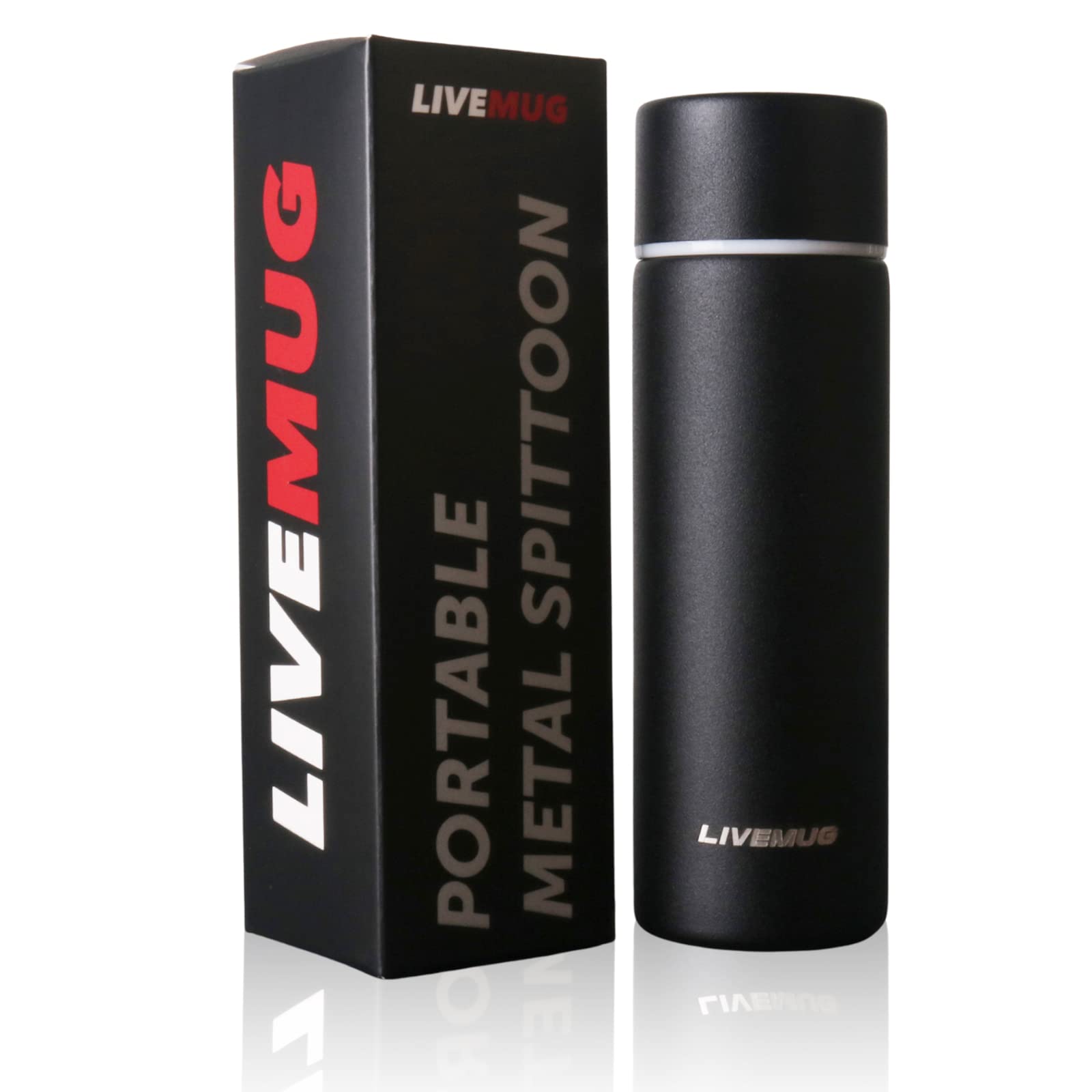 LIVEMUG Pocket Spittoon For Chewing Tobacco - 5 Oz Stainless Steel ...