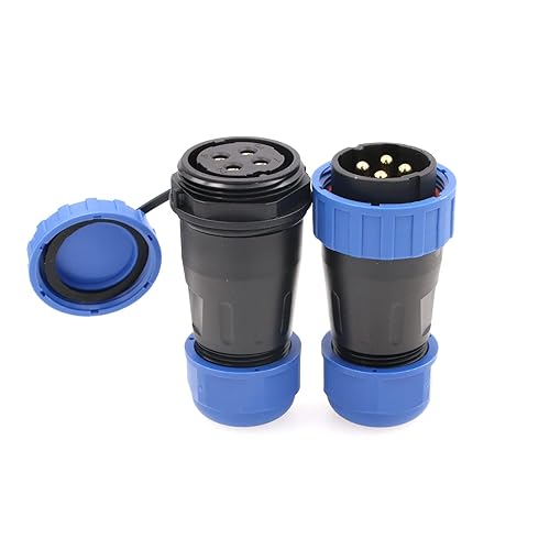 SZRMCC TY28 Aviation Connector Plug 4Pin 45A Waterproof Cable Industrial Connectors Solder-Free ...