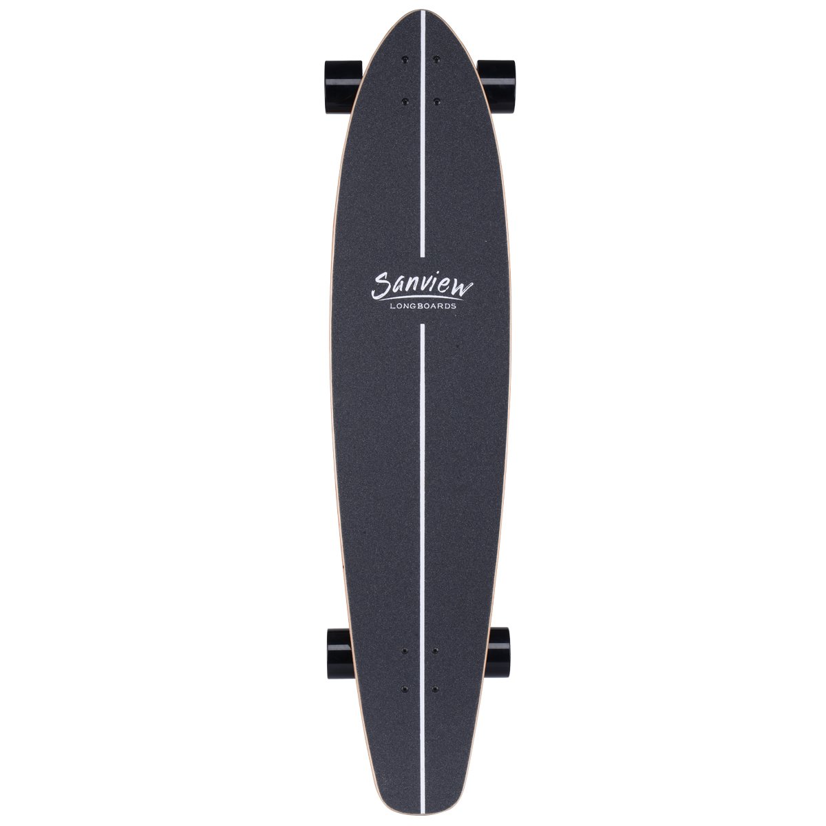 SANVIEW 42inch Complete Bamboo Longboard Skateboards Cruiser