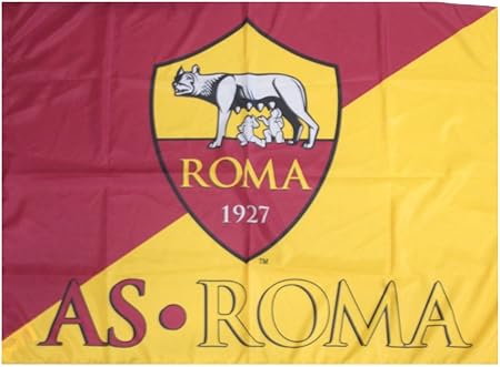 AS Roma Bandera oficial mágica grande cm.100 x 150 Flag Official ...
