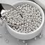 25g 4mm Edible Silver Balls by Baking Bling - Cup Cake Sprinkles ...