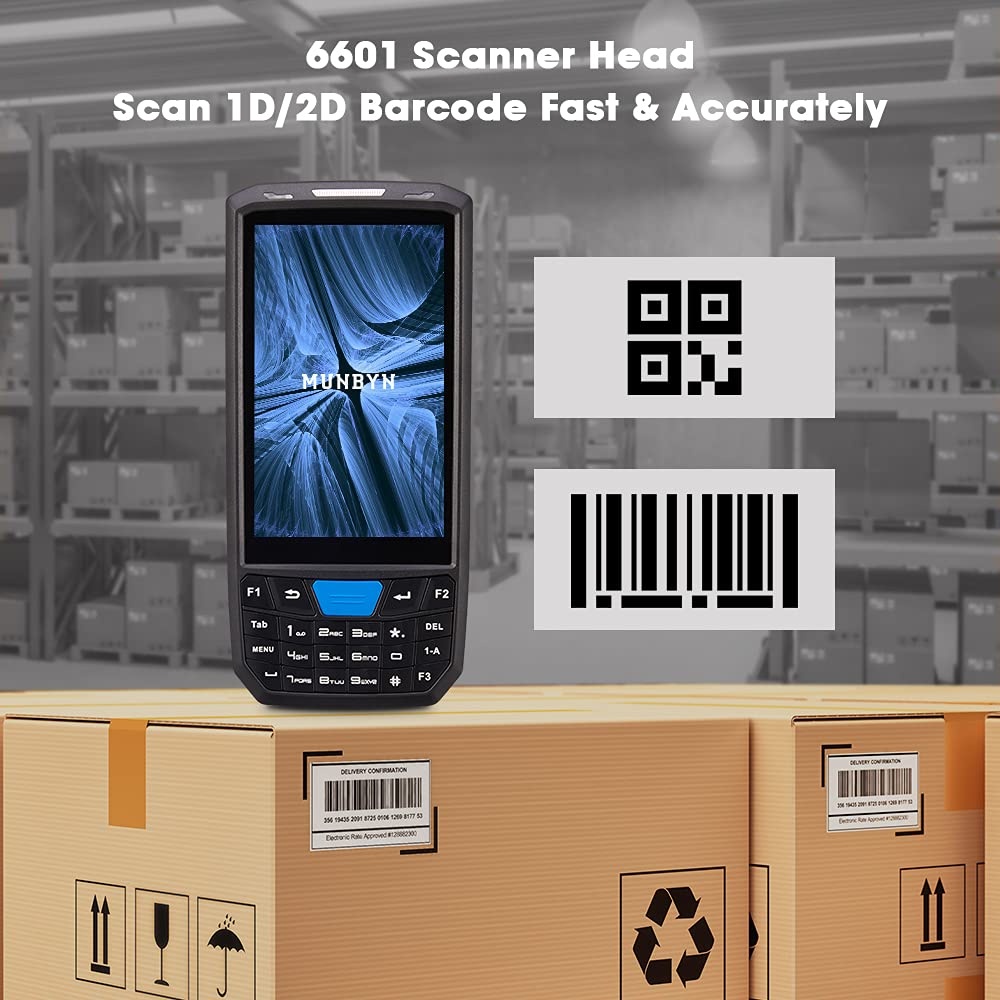Mua MUNBYN Android Barcode Scanner with Numeric Pad Mobile Computer ...