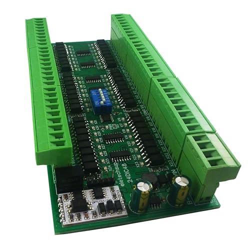 eletechsup 48CH DI NPN Digital Switch PLC IO Expansion Board 3000VDC Optical Isolation Input ...