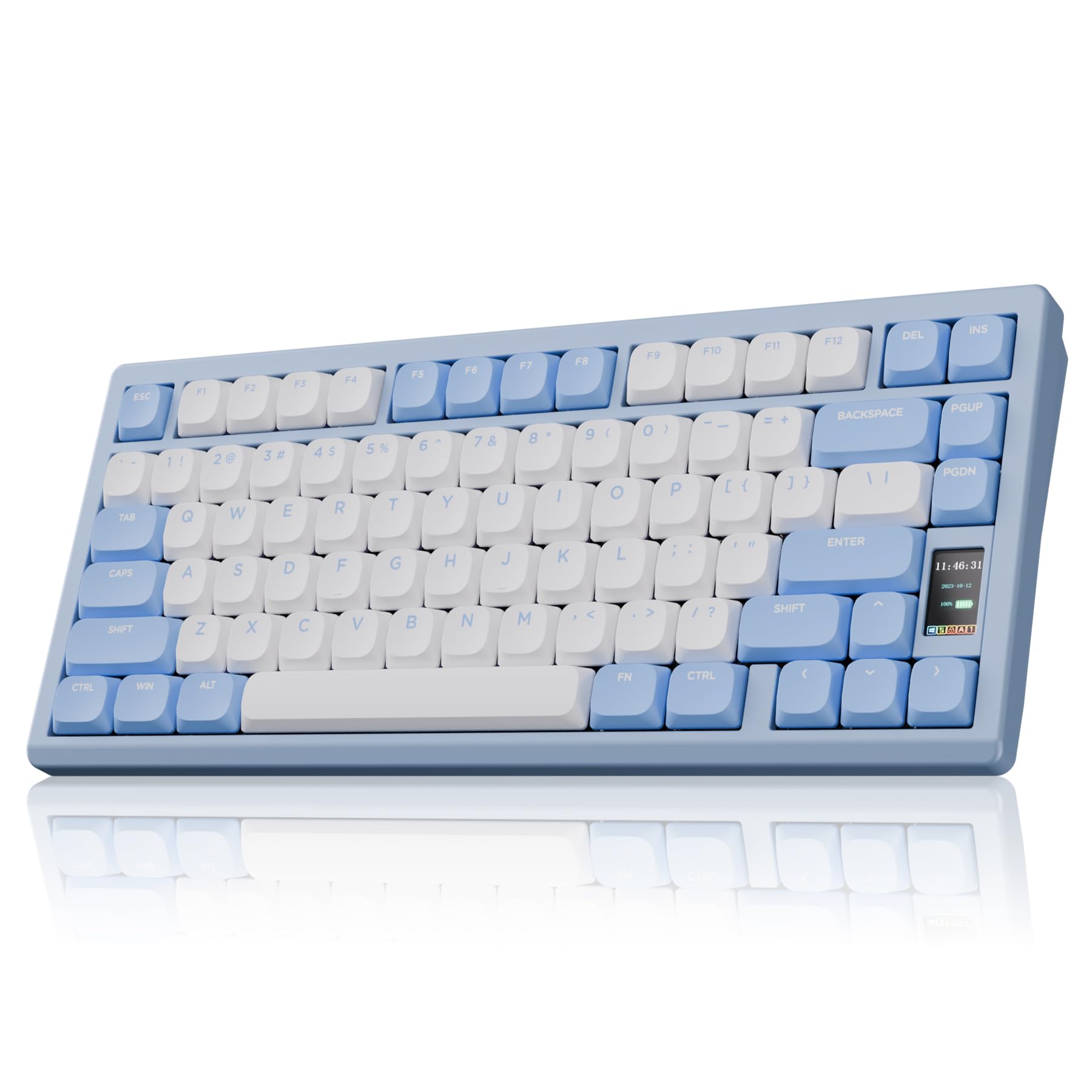 Chilkey ND75 LP Low Profile Aluminum Mechanical Keyboard, 75 Percent ...
