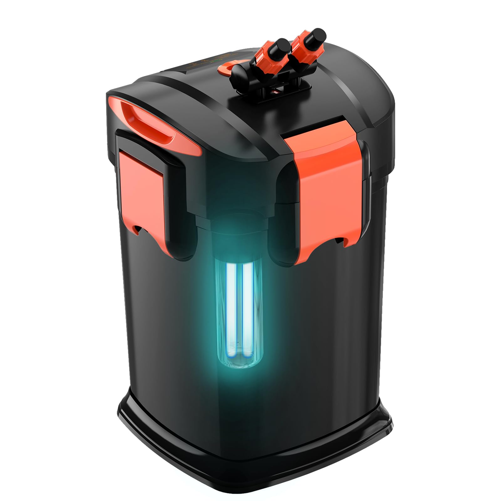 hygger Quiet Self-Priming Canister Filter with U-V Light Foam Activated ...