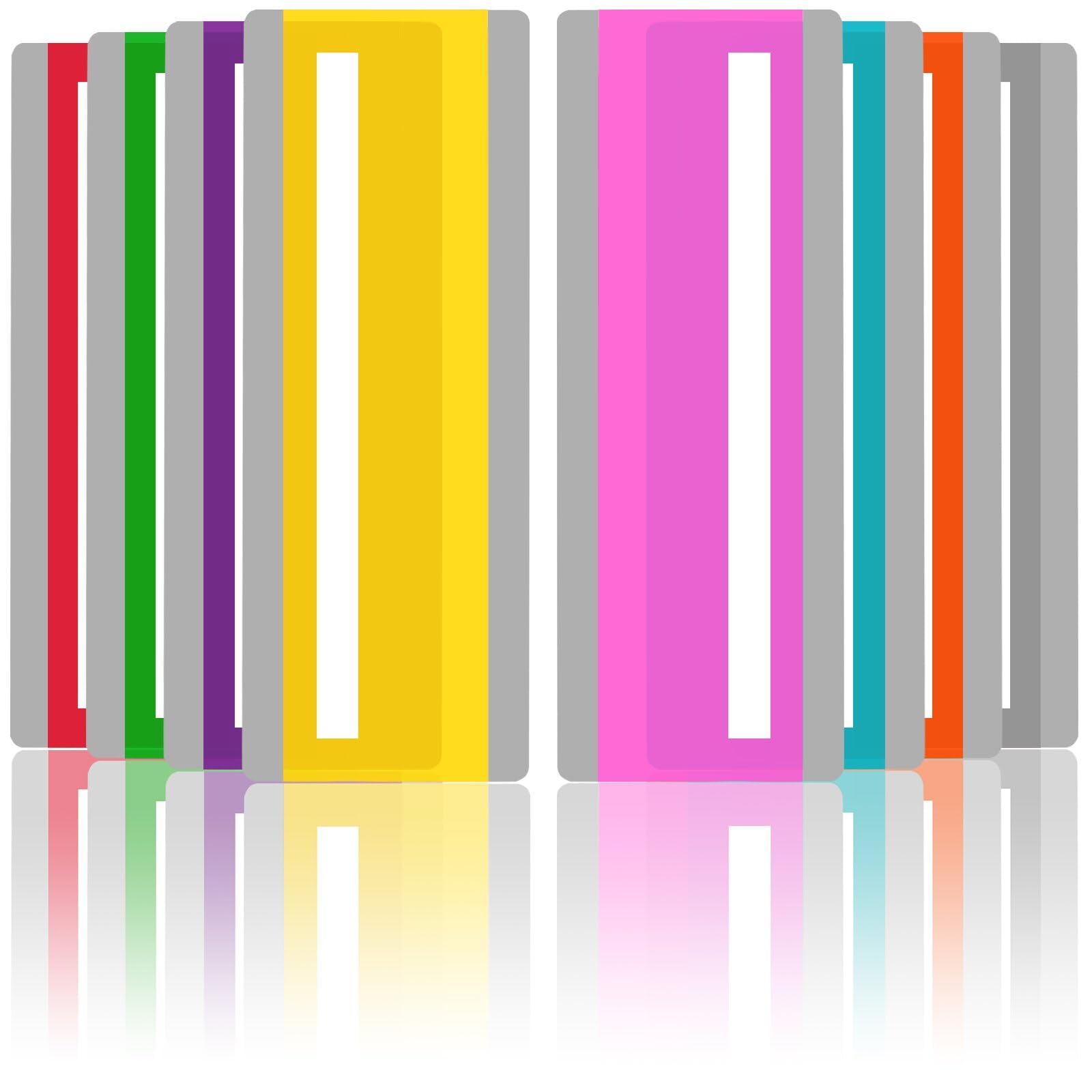 Mua 16 Pieces Guided Reading Strips Colored Highlight Strips Overlays ...