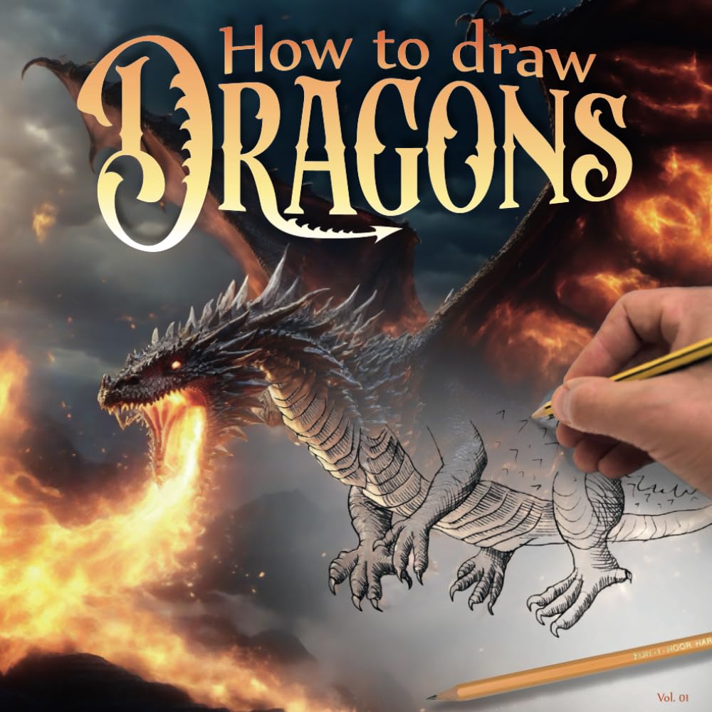 Mua How to draw Dragons: A step-by-step guide to learning to draw ...