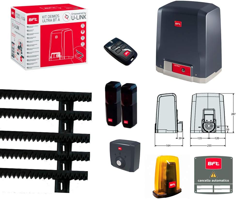 Kit BFT Deimos Ultra BT A600 24 V 600 kg R925268 00002 portail ...