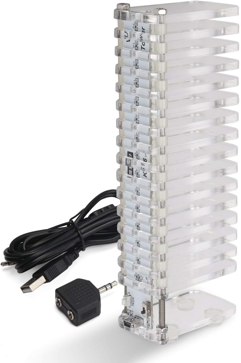 Music Audio Spectrum Analyzer Kit, USB 5V LED Fantasy Crystal Cube ...