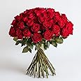 Amazon.com : GlobalRose Fresh Cut Red Roses - 100 Roses Fresh Flowers ...