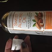 Amazon.com : Sweet Almond Oil for Hair and Skin, 100% Pure and Cold ...