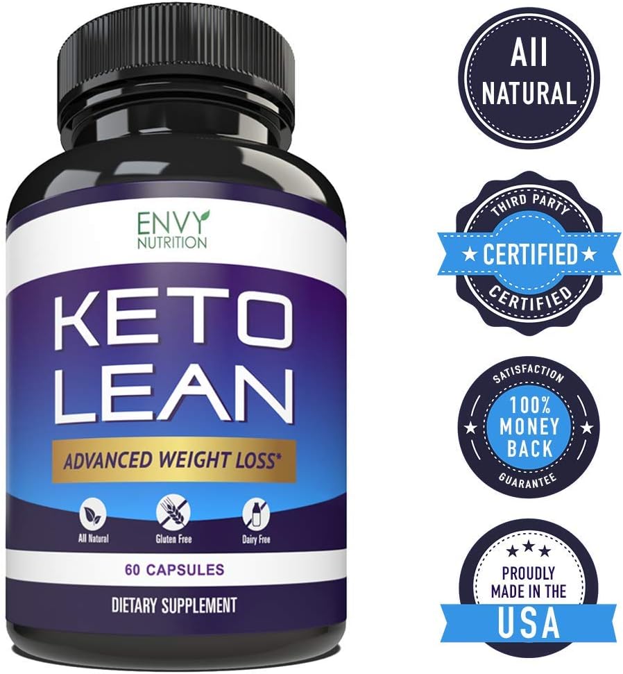 Keto Lean Diet Pills - Advanced Weight Loss - BHB Salts Burn Fat ...