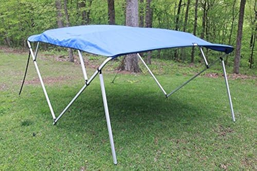 The Vortex Company Royal Blue Square Tube Frame 4 Bow Pontoon/Deck Boat ...