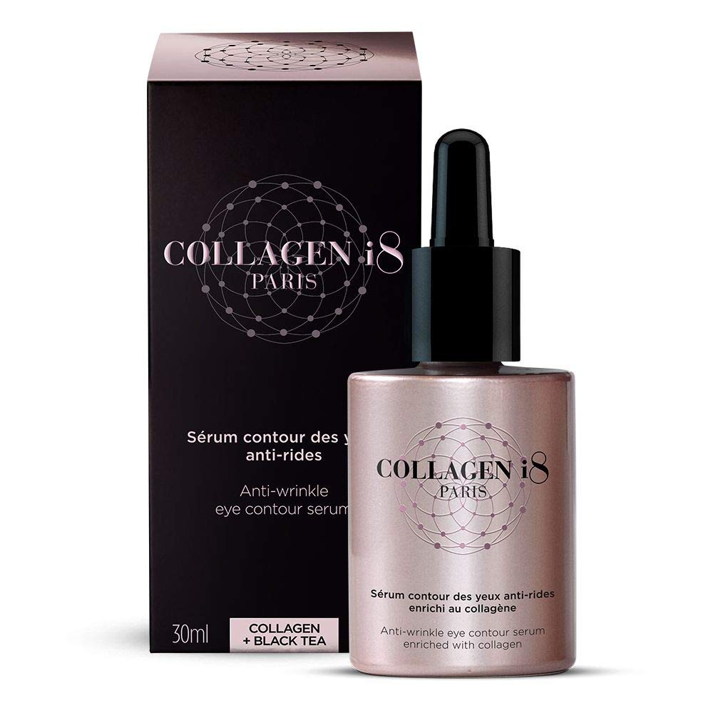 COLLAGEN i8 - Anti-wrinkle eye contour serum - Collagen + Black Tea ...