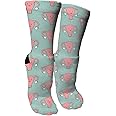 Amazon.com: Uterus Pink Compression Socks Unisex Printed Socks Crazy ...