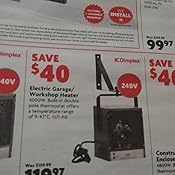 Dimplex Garage Heater, 4000-Watt: Amazon.ca: Home & Kitchen