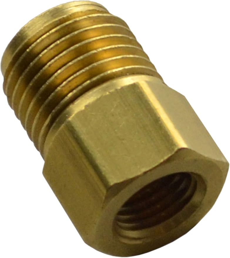 9 16 18 Male 3 8 24 Female Inverted Flare Brake Line Brass Adapter 3 16