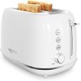 Amazon.com: 2 Slice Stainless Steel Toaster Retro with 6 Bread Shade ...