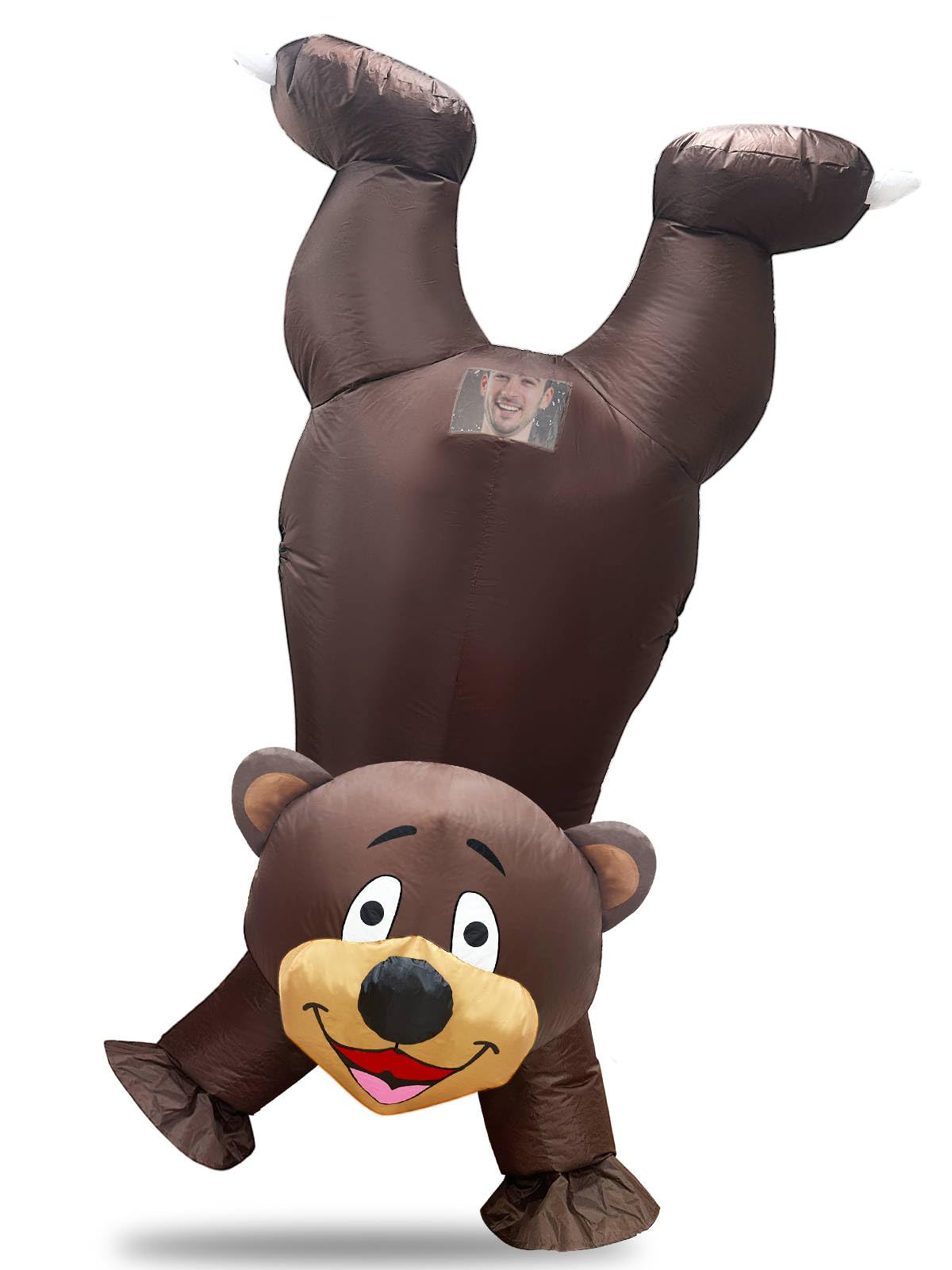 Camlinbo Halloween Inflatable Bear Handstand Costume Funny Full Body ...
