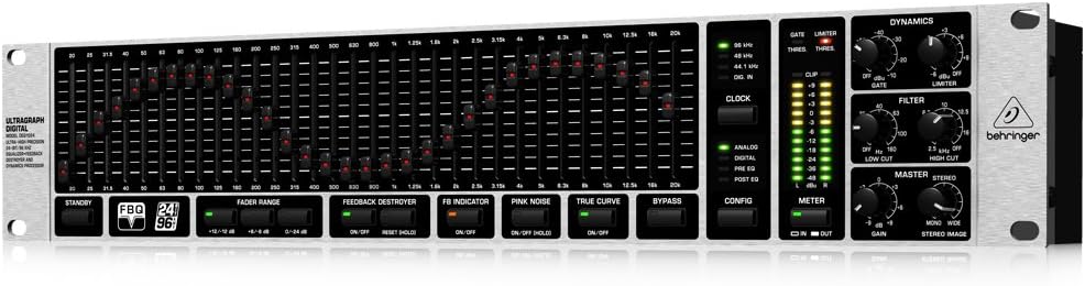 BEHRINGER DEQ1024 Ultragraph Digital Equalizzatore grafico: Amazon.es ...