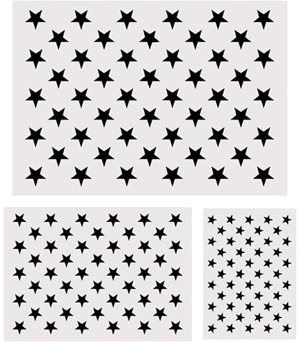1 3 Star American Flag Template
