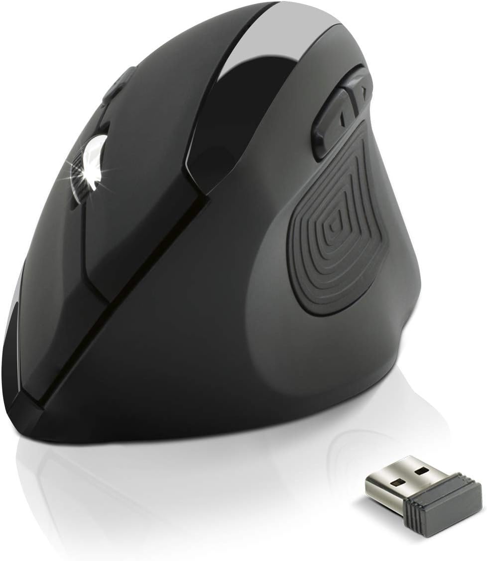 NEW WAY – Mouse verticale e ergonomico senza filo 3200 DPI - Ideale per ...