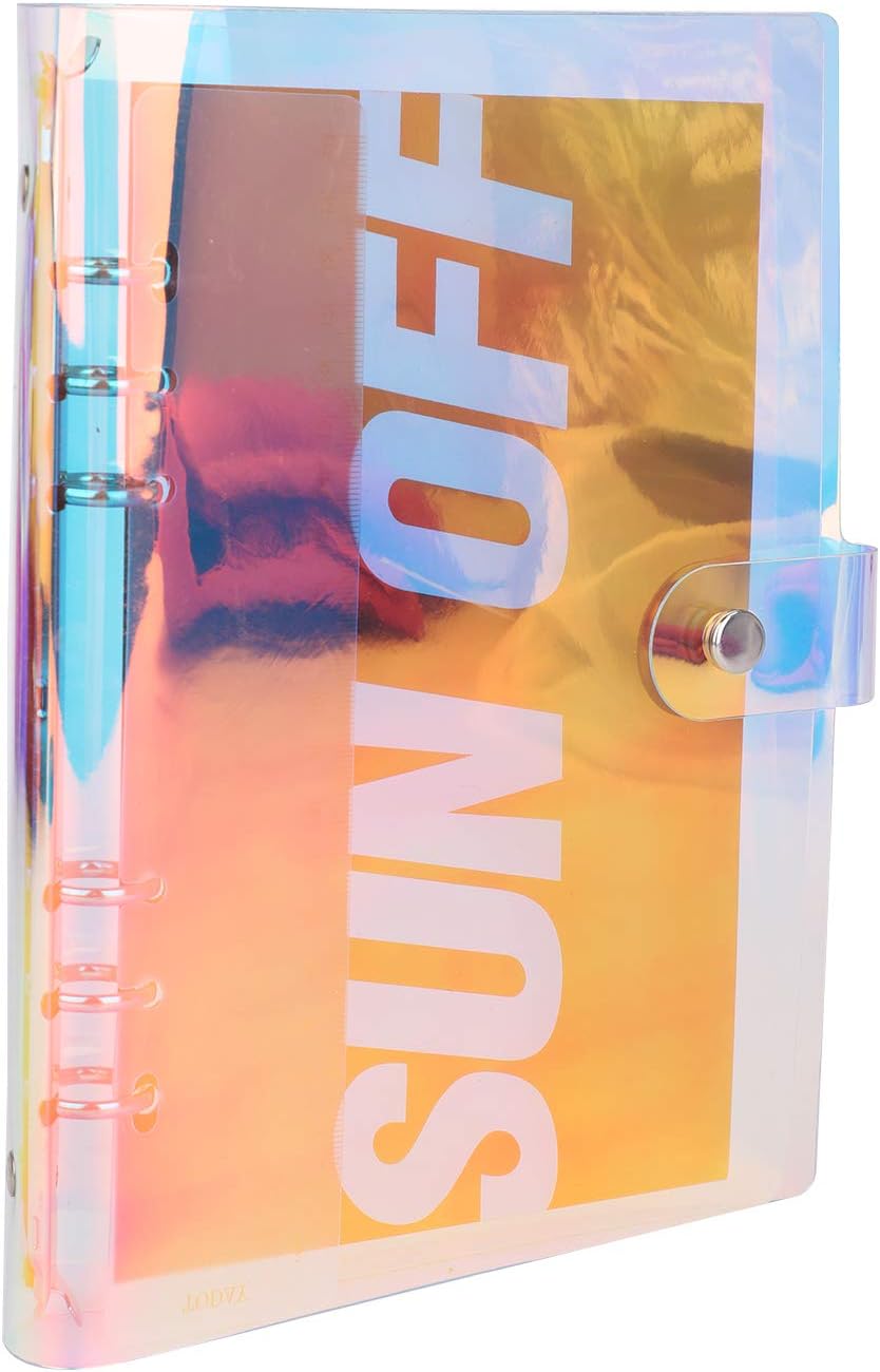 Soft Transparent PVC Notebook Cover A5 A6 Clear Notebook Binder Cover ...