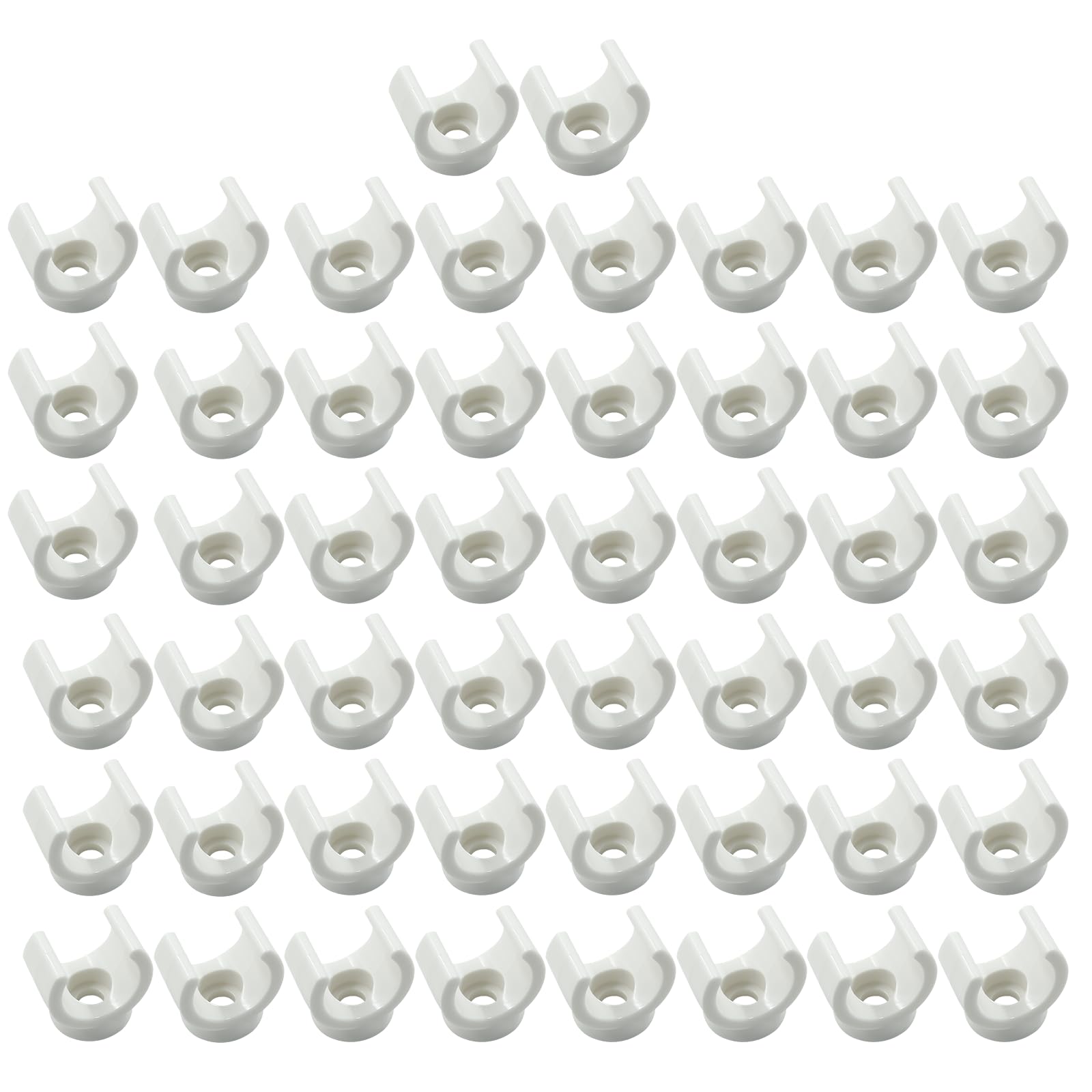 Litoexpe 1/2 Inch PEX Water Pipe Clamps, 16 mm PVC Pipe Holder, Plastic ...