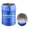 Drum Liners 55 Gallon, Single Layer Thickness 5.5 Mil, BPA Free Clear ...