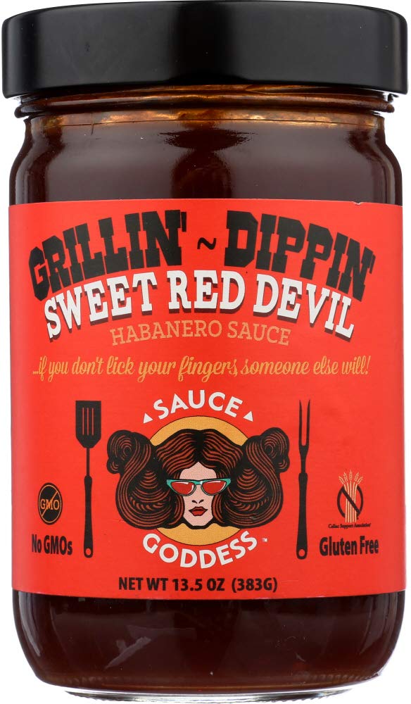 Amazon.com : SAUCE GODDESS Sweet Red Devil Sauce, 13.5 OZ : Grocery ...