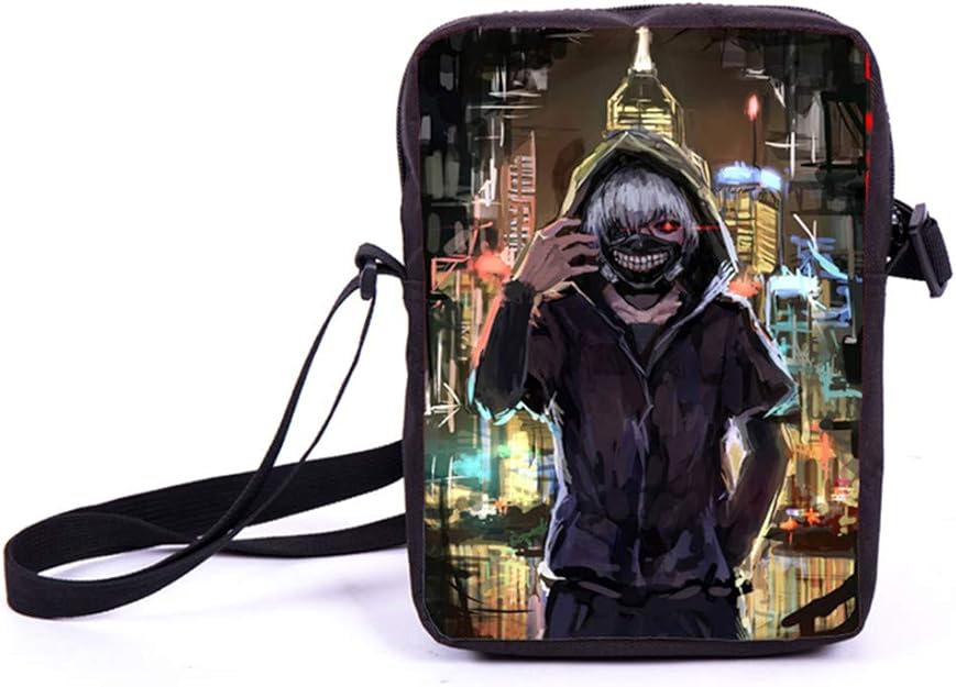 3D Tokyo Ghoul Pattern Mini Crossbody Bags Boys Girls Small Shoulder ...
