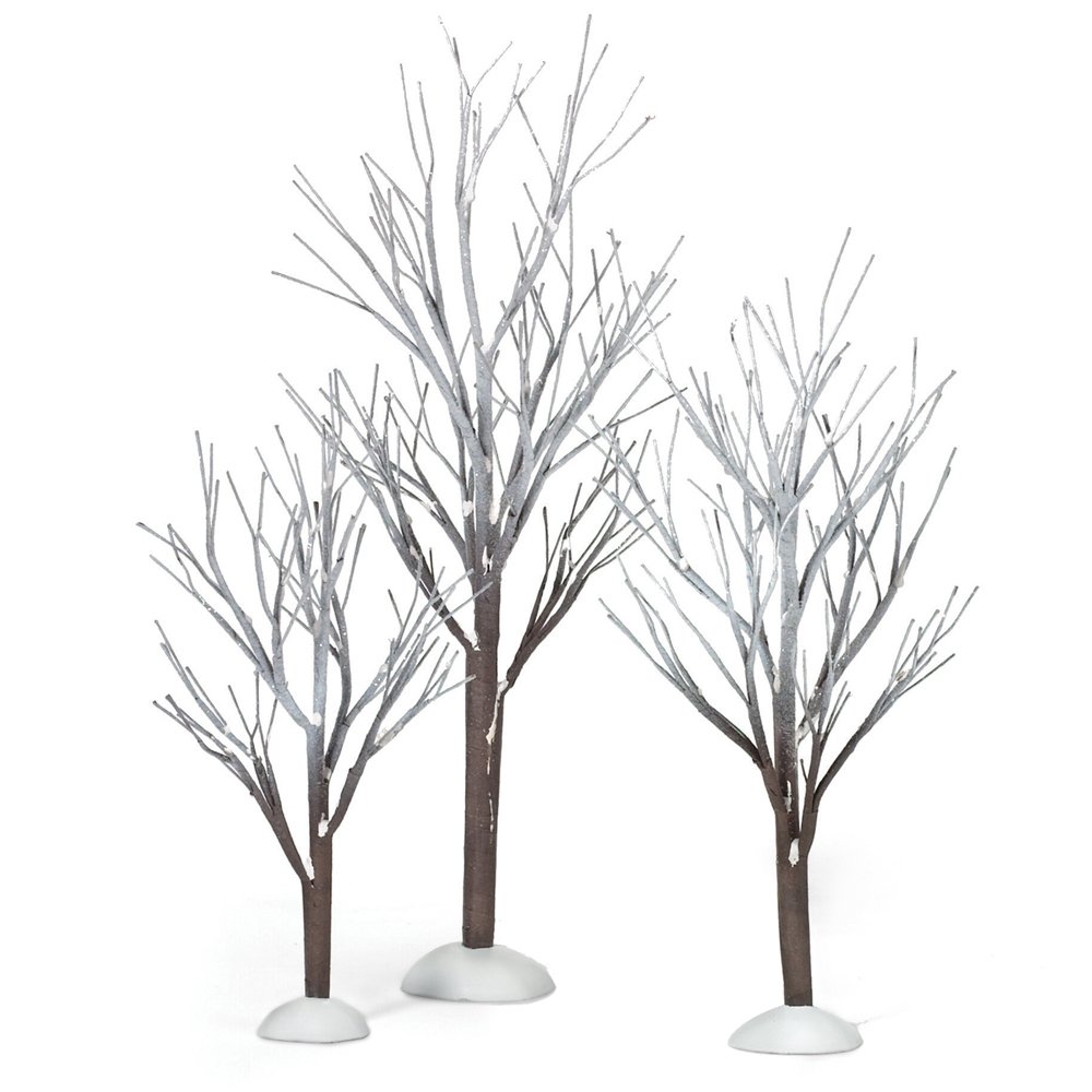 Set Of 3 Department 56 Snow Village First Frost Trees Or Collectible set-of-3-department-56-snow-village-first-frost-trees-or-collectible