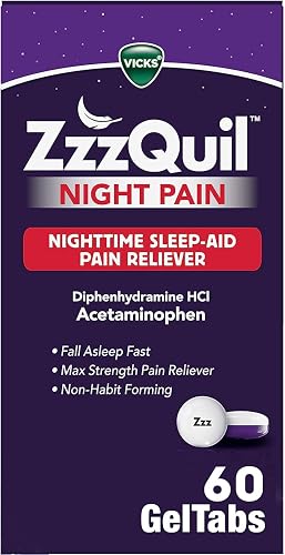 ZzzQuil Night Pain GelTabs, Nighttime Pain Relief, Sleep Aid Tablets ...
