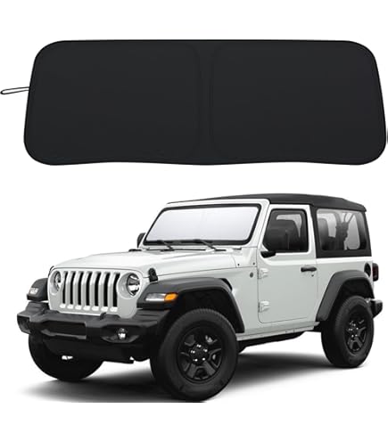 Jeep Windshield Shade Hawaiian Sun Pensura Windshield Sun Shade For ...