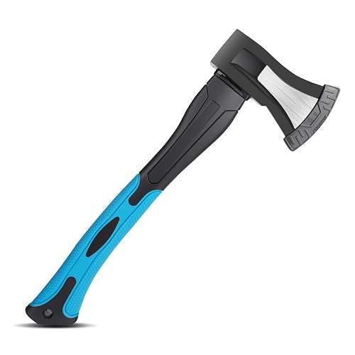 Splitting Axe, 14” Camping Outdoor Hatchet for Wood Splitting and ...