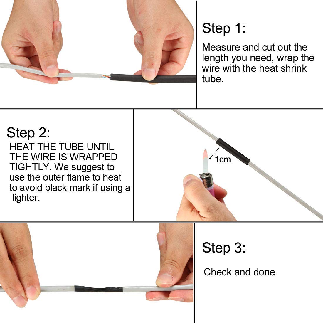 1 Thermal Shrink Tube Electrical Insulation Tube Wire Cable Tube Sheath ...