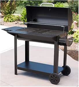 Amazon.com: Member's Mark 35" Traditional Barrel Barbecue Grill: Garden ...