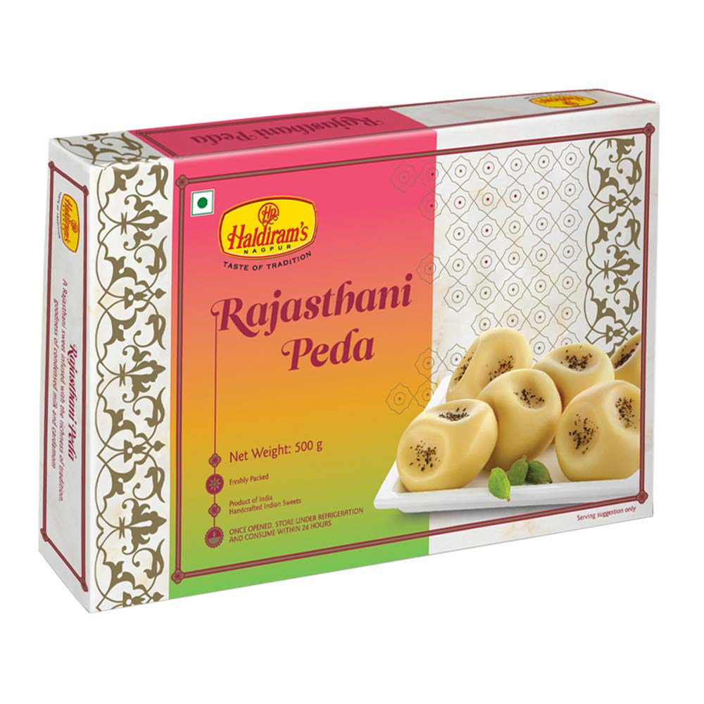 Haldiram's Nagpur Rajasthani Peda, 500 g x Pack of 2: Amazon.in ...