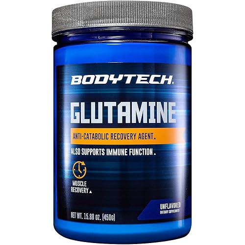 BODYTECH Glutamine Powder - Supports Muscle Recovery, Immune Health ...