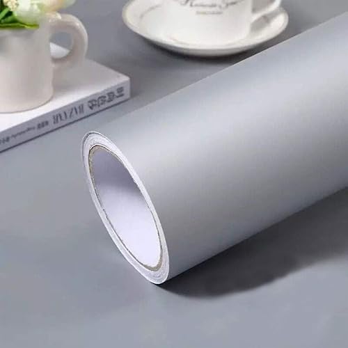 practicalWs Gray Self-Adhesive Wallpaper Film Stick Paper Easy to Apply ...