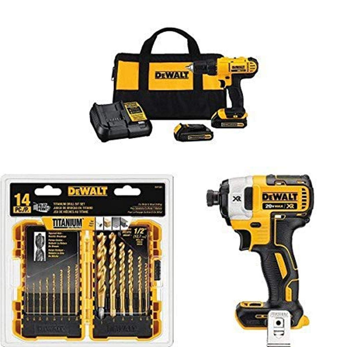 Mua Dewalt DCD771C2 20V MAX Cordless Lithium-Ion 1/2 inch Compact Drill ...