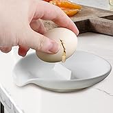 Amazon.com: Egg Cracker & Spoon Holder, Spoon Rest for Kitchen, Ceramic ...