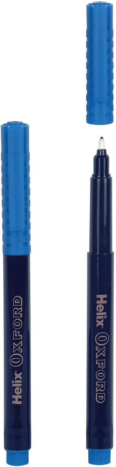 Helix Oxford School Handwriting Pens – Blue (Pack of 2) – BigaMart