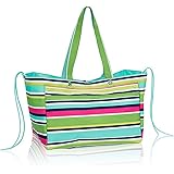 Thirty One Soft Utility Tote in Charcoal Links - No Monogram - 4942 ...