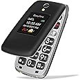 Easyfone Prime-A1 Pro 4G Unlocked Flip Mobile Phone for Seniors, 2.4 ...